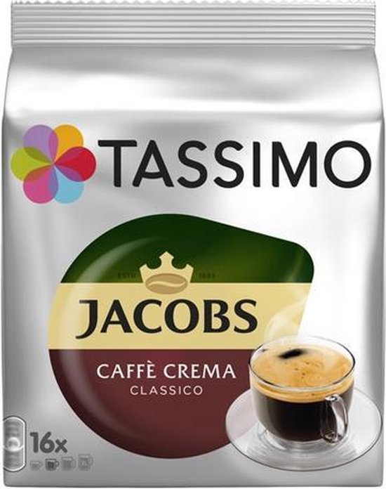 Jacobs Caffe Crema Classico -16 capsules T-Disc | bol
