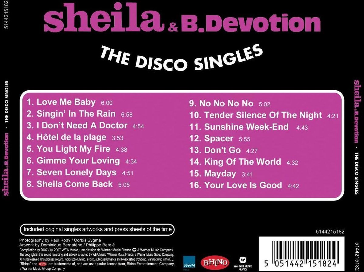Disco Singles, Sheila | CD (album) | Muziek | bol.com