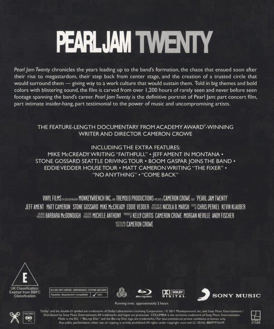 Pearl Jam - PJ20 (Blu-ray), Pearl Jam | Muziek | bol