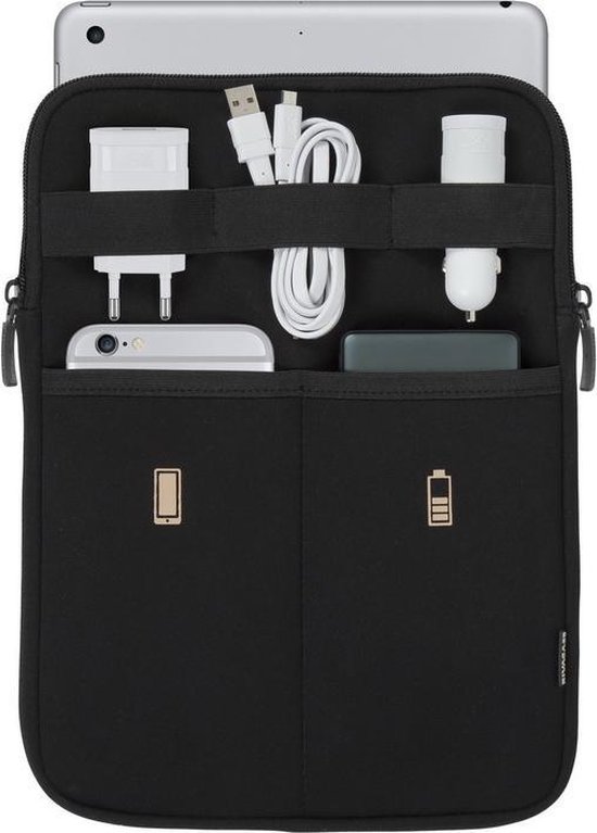 Rivacase AntiShock Bookcase - Tablet 10.1 inch - Zwart | bol.com