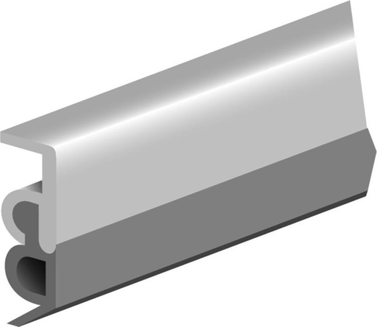 Elton Tochtprofiel aluminium wit 300cm | bol.com