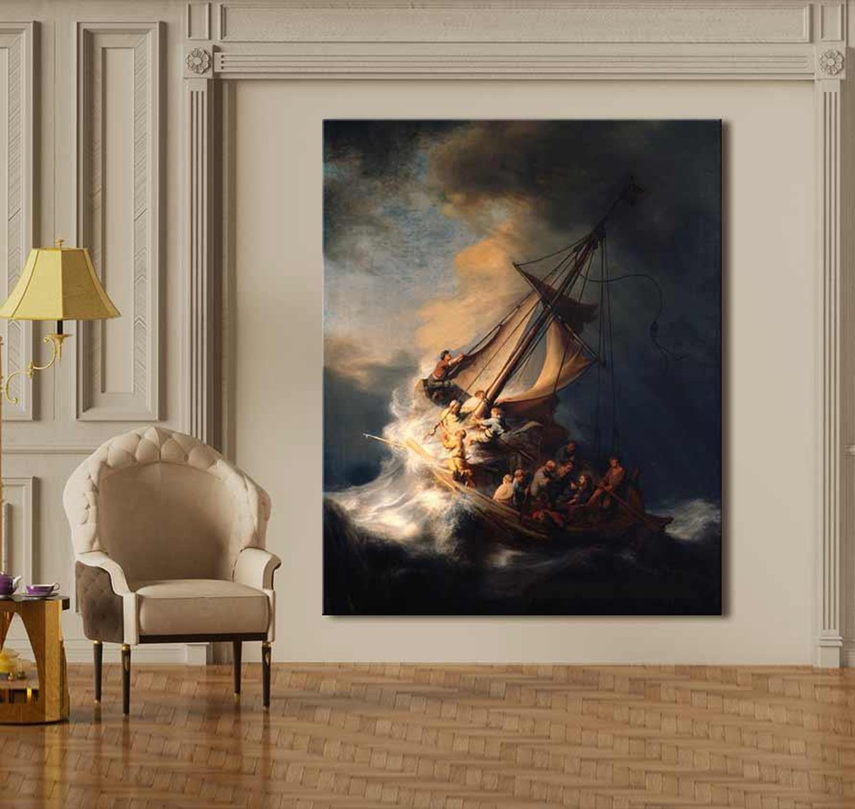 Handgeschilderd schilderij Olieverf op Canvas - Rembrandt van Rijn 'De ...