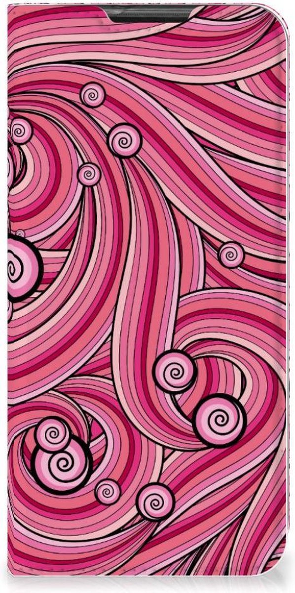 Bookcase Nokia 6.2 | 7.2 Swirl Pink | bol.com