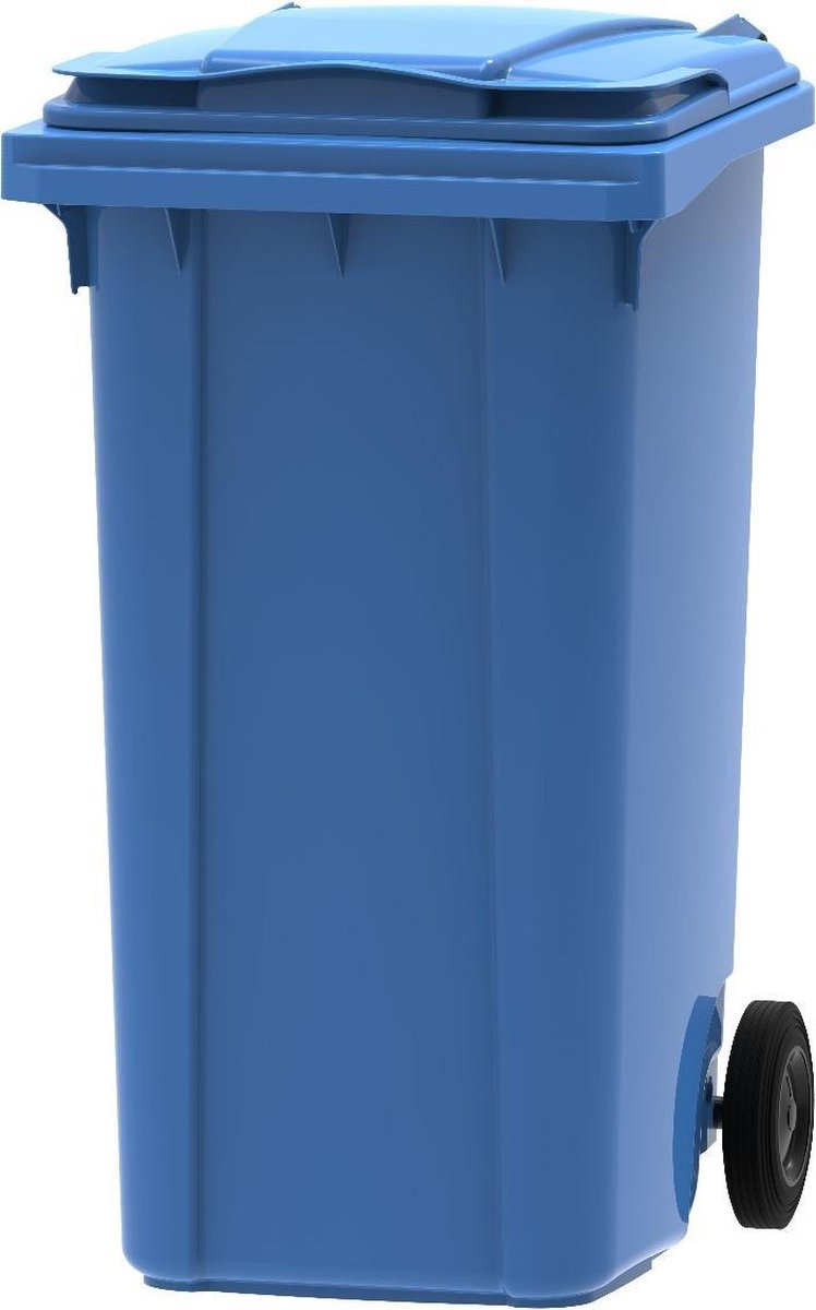 Kliko Kunststof Afval Rolcontainer Mini container - 240 l - Blauw | bol.com