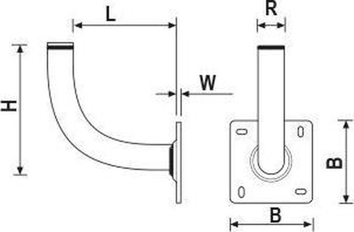 Schotelantenne Wandbeugel - Muurbeugel Voor TV Schotel Antenne - Muur ...