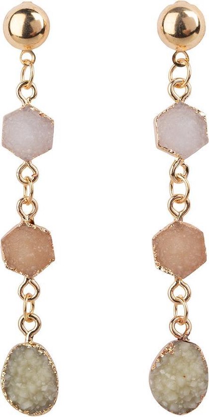 Chic By Lirette Bohemian Crystal Oorhangers – 70 mm | bol.com