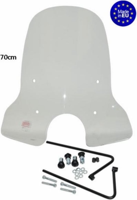 Windscherm hoog + bev.set helder 70cm Thurbo CX50 BTC Jet Lintex Jet ...