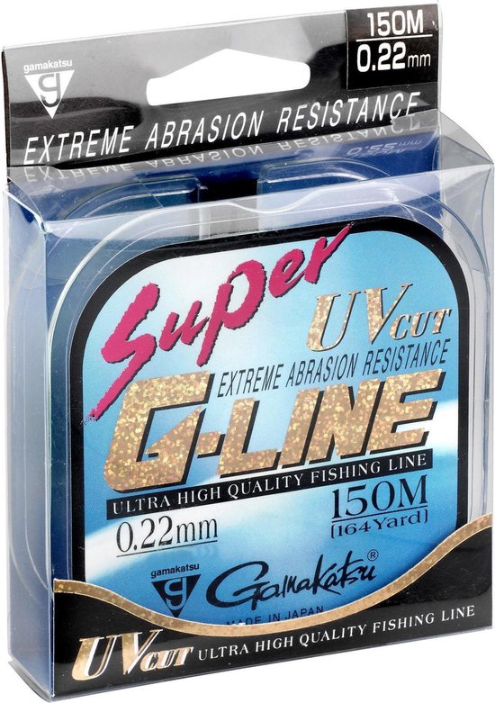Gamakatsu Super UV High Quality G-Line 150m - Maat : 0.26mm | bol