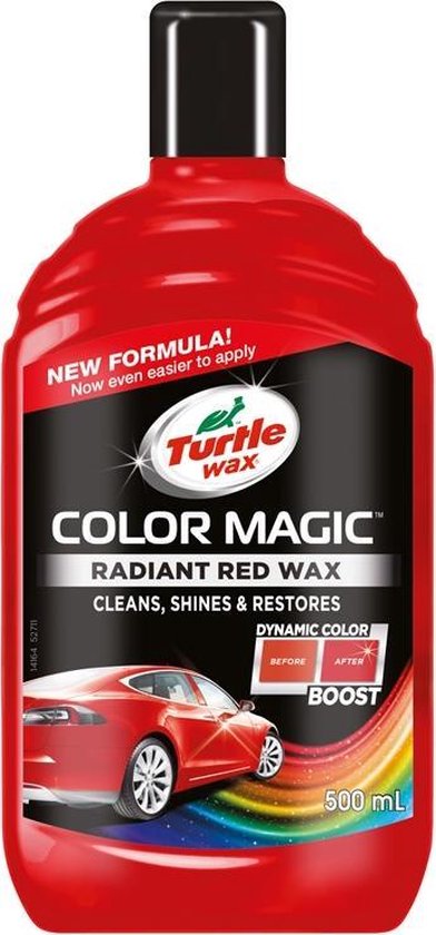Turtle Wax Color Magic Color Wax - Red - Polish spécial pour voitures ...
