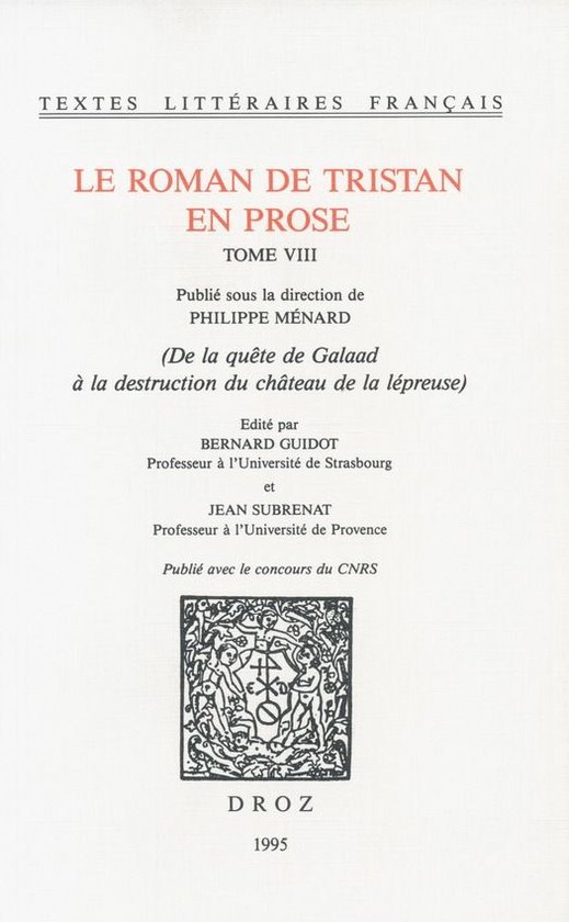 Textes littéraires français - Le roman de Tristan en prose (ebook ...