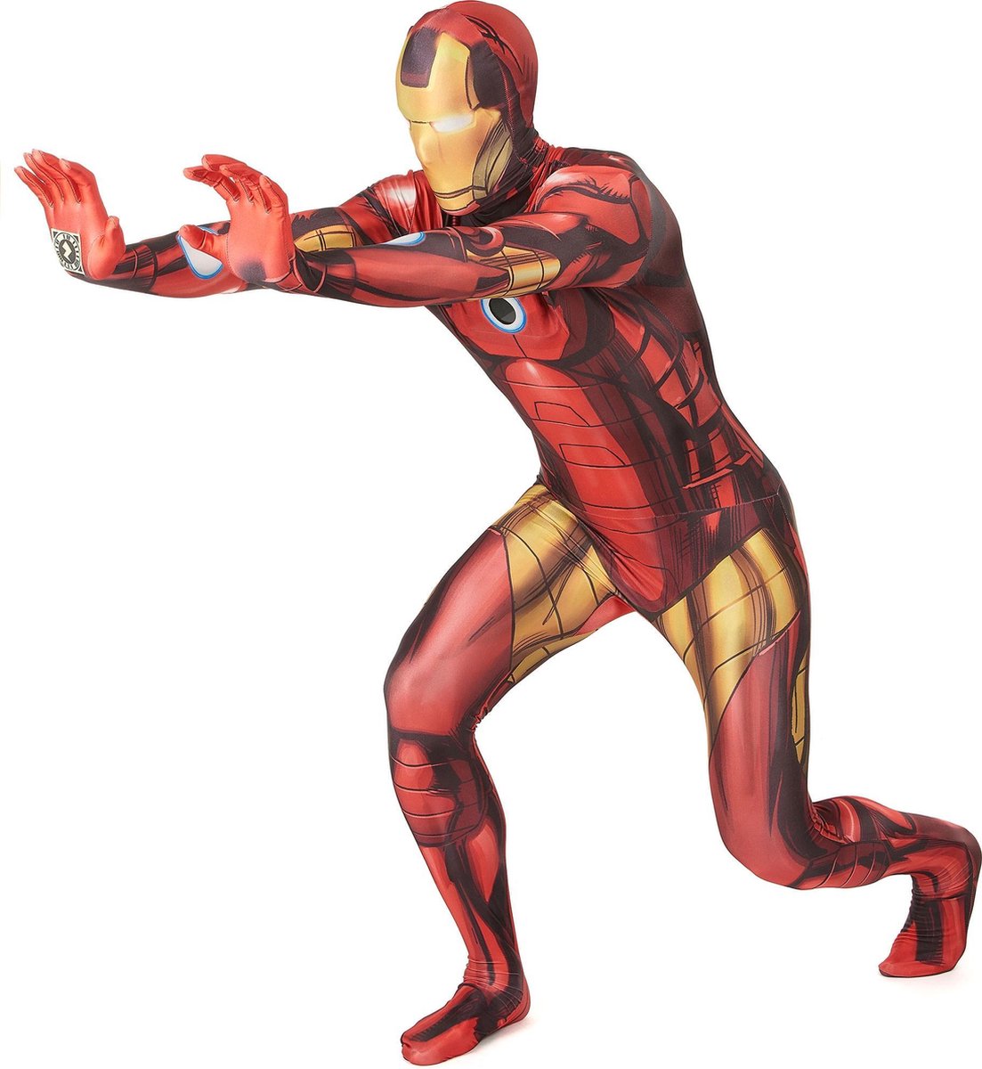 "Iron Man Zapper Morphsuits™ kostuum voor volwassenen - Verkleedkleding - 180 cm" | bol.com