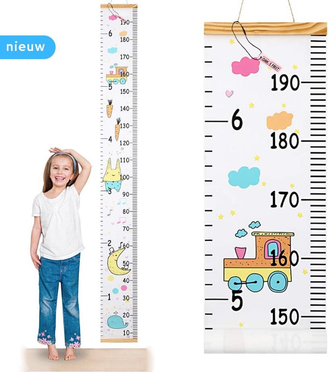 bol.com | Oak's First Groeimeter voor kinderen en baby's | Lengte meter ...