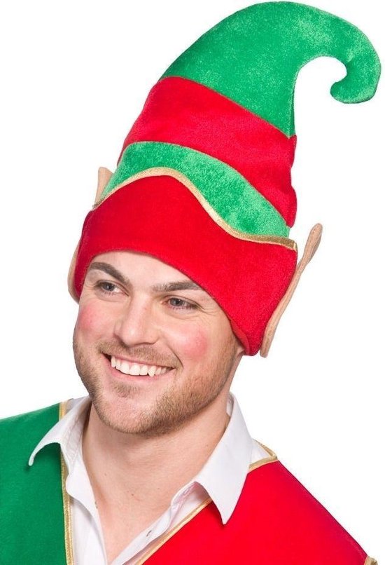 Elfen Muts Deluxe met oren | Kerstmis | bol