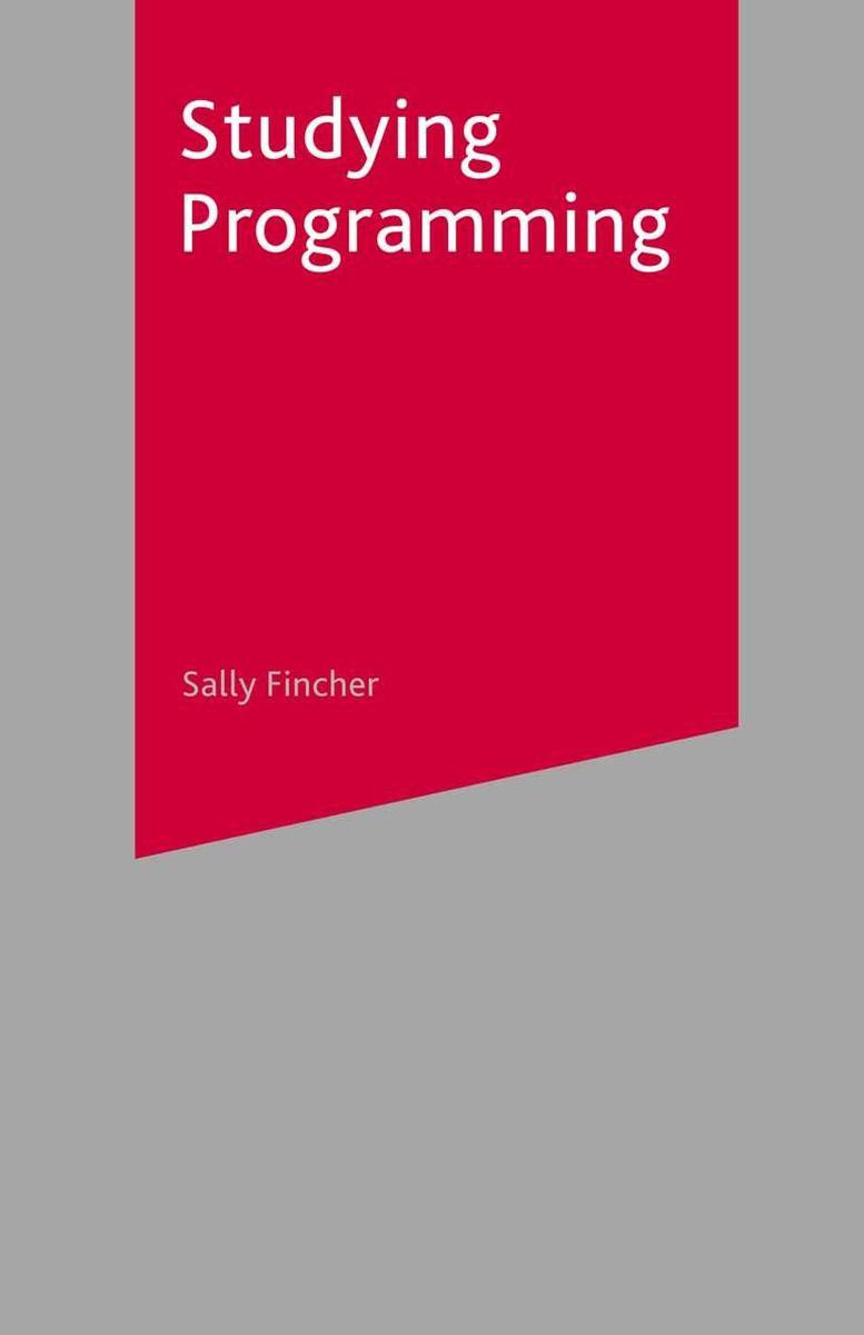 Macmillan Study Skills - Studying Programming (ebook), Sally Fincher | 9780230208452... | bol