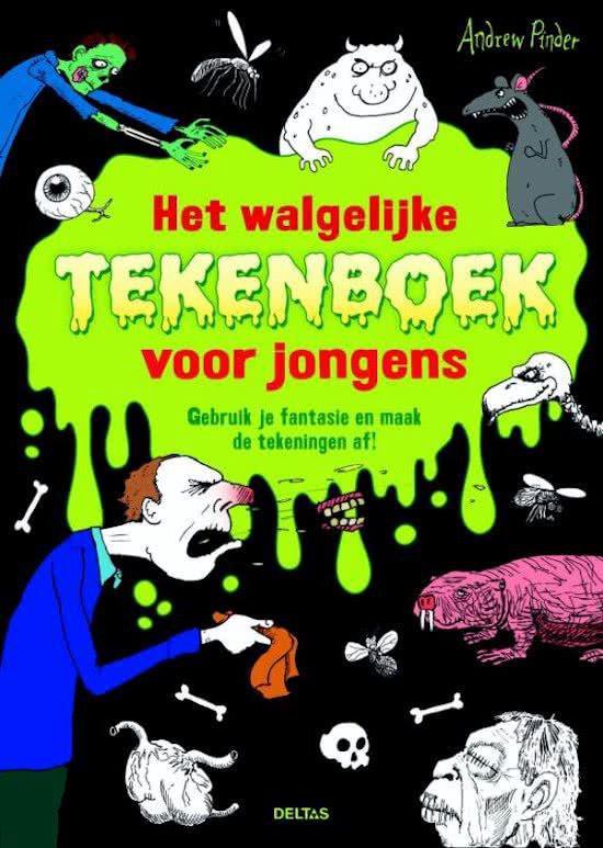 Het walgelijke tekenboek voor jongens, Andrew Pinder | 9789044749199 ...