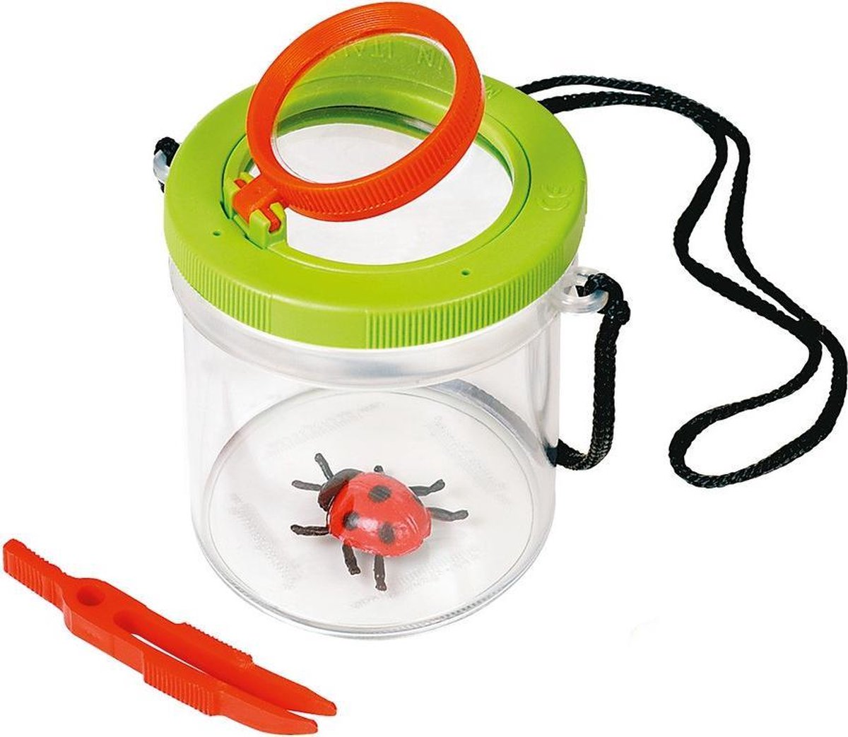 Insectenloep - Met dubbele loep - Oranje & groen - 7x7.5cm | Games ...