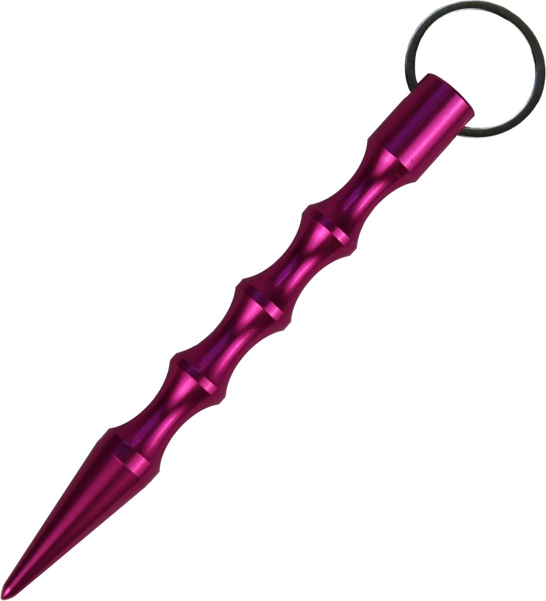 Kubotan - Sleutelhanger - Zelfverdediging - Magenta - Scherp - Self ...