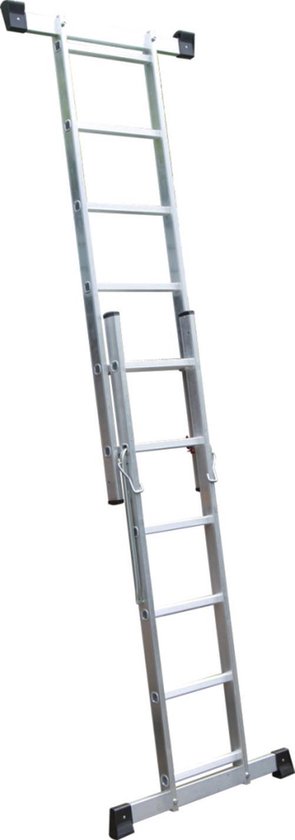 Steiger - Laddercombinatie 2 X 6 Treden + Platform 1,47M | bol