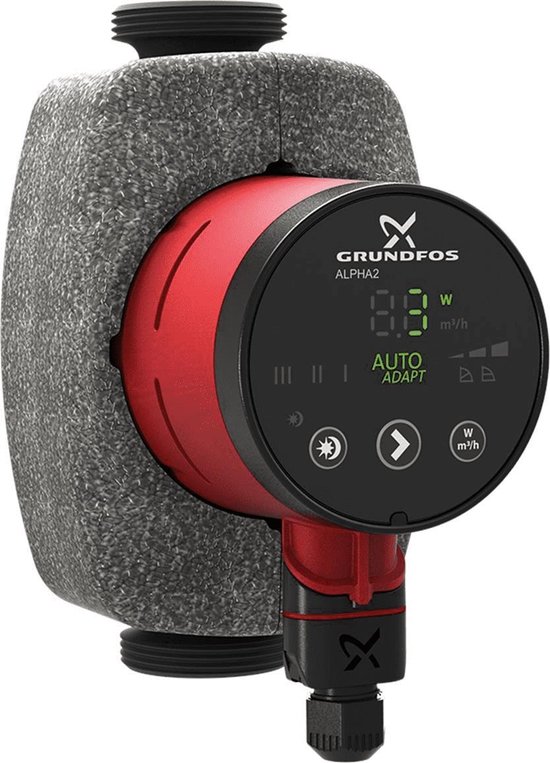 Grundfos Alpha2 25-60/180 Circulatiepomp (CV pomp) - 3400l/u - 45W ...