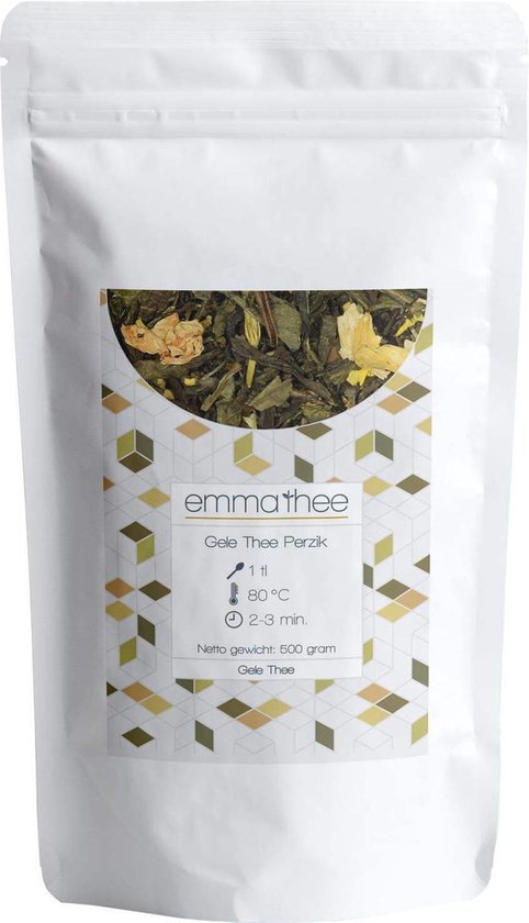 Gele thee Perzik - Gele Thee - Blend - Losse thee - 500 gram | bol