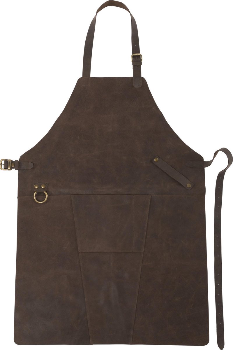 Bbq Schort Leer - BBQ Schort Leder - A Kwaliteit Leder - Kook schort ...