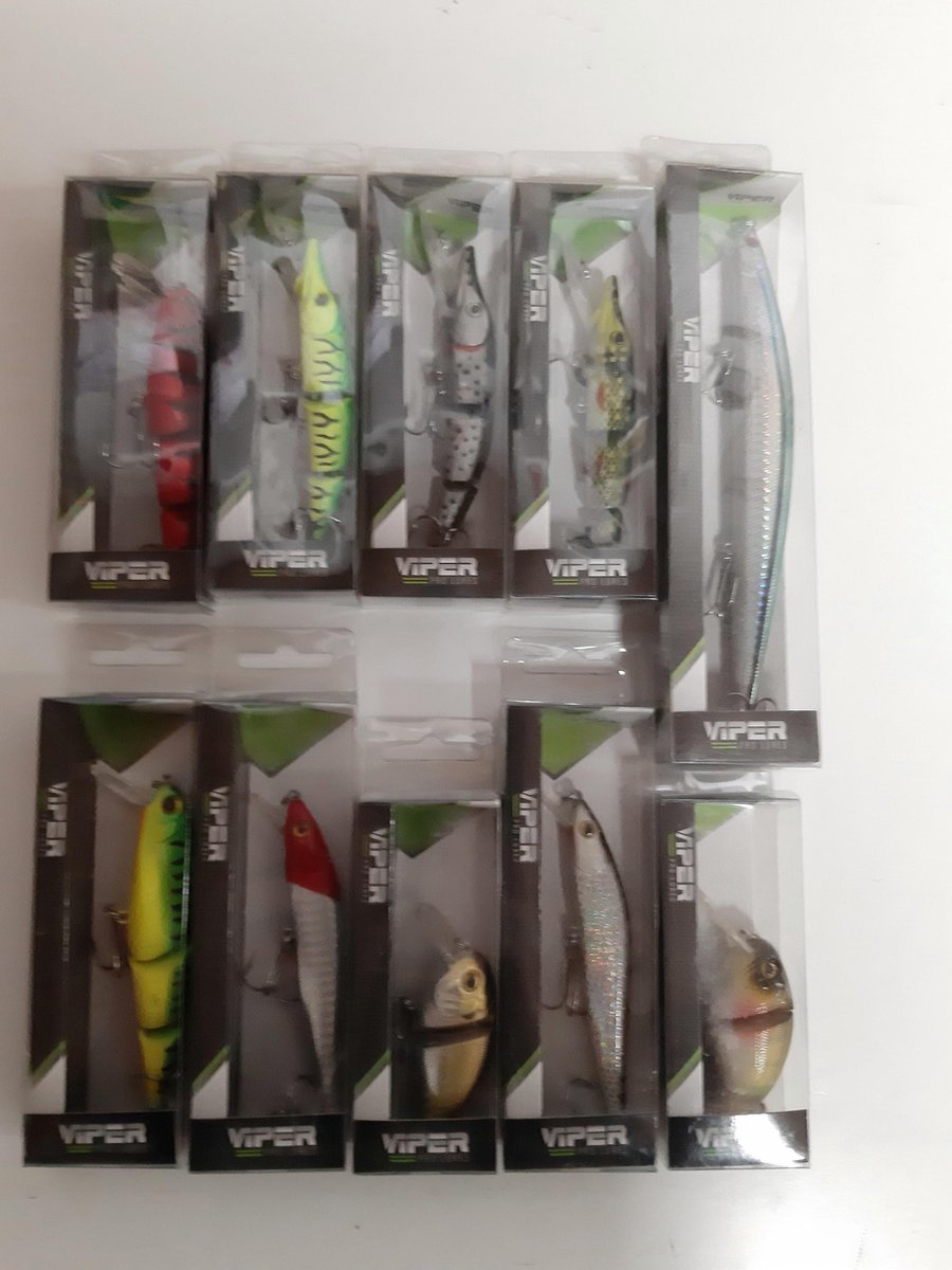 10 Viper Pluggen voor snoek | Kunstaas | bol