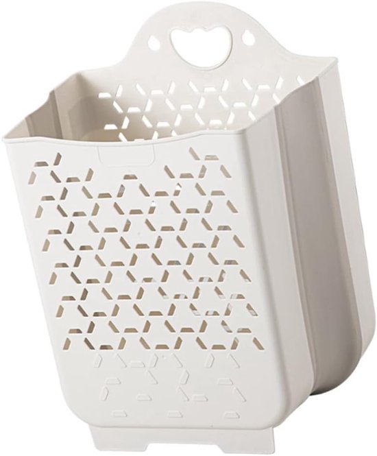 Aan de muur te bevestigen wasmand - Opvouwbare wasmand voor de badkamer ...