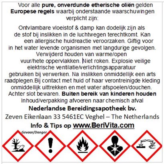 Benzoë Olie 10ml - Benzoin Oil - Pure Etherische Olie van Benzoëhars ...