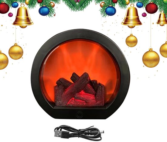 Led Sfeerhaard - Sfeerhaard - Mini Open Haard Lantaarn - open haard ...