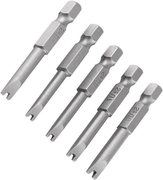 Allecto Plus - U-vorm Magnatic Schroevendraaier Set Met Hex Schacht ...