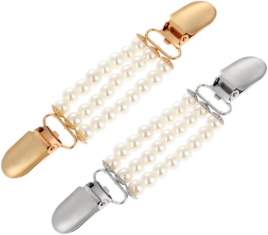 Premium - 2 stuks clips voor jurken en truien, sjaal en vest clips voor ...