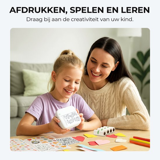 Agodeo Mini Printer - 300 DPI - Pocket Printer - Fotoprinter voor ...