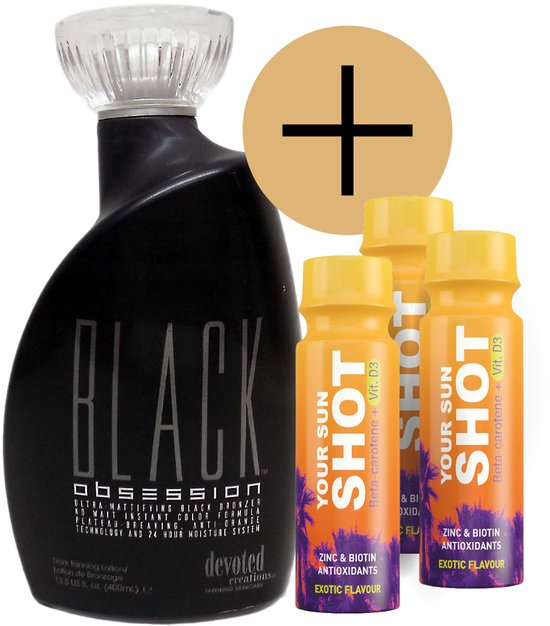 Devoted Creations - Black Obsession + 3 Your Sun Shots | bol