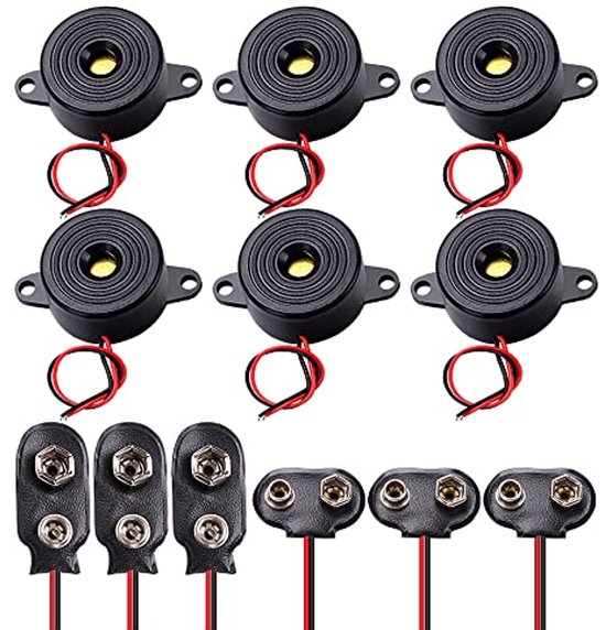 6PCS DC 3-24V Piezo Elektronische Buzzer en Alarm Sirene | bol