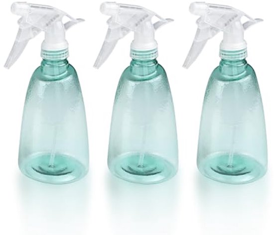 3 Stuks Navulbare Verstuiver Spuitfles 500 ml - Transparante Kunststof ...