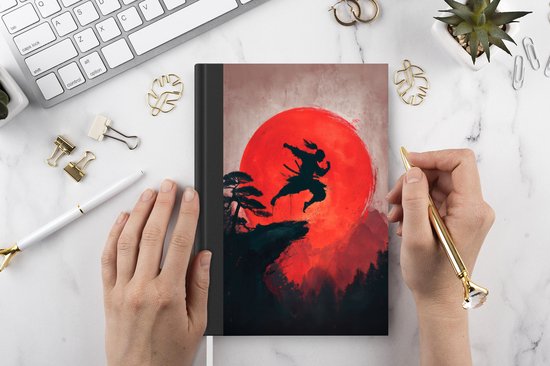 Carnet de notes - Cahier d'écriture - Soleil - Guerrier - Arbres ...