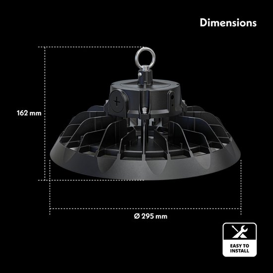 Helix LED High Bay - 200 Watt 30.000 Lumen (150lm/W) - Philips Driver ...