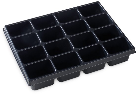 BS Systems inzetstuk voor kleine onderdelen 16 trays iB 72 - 1000... | bol