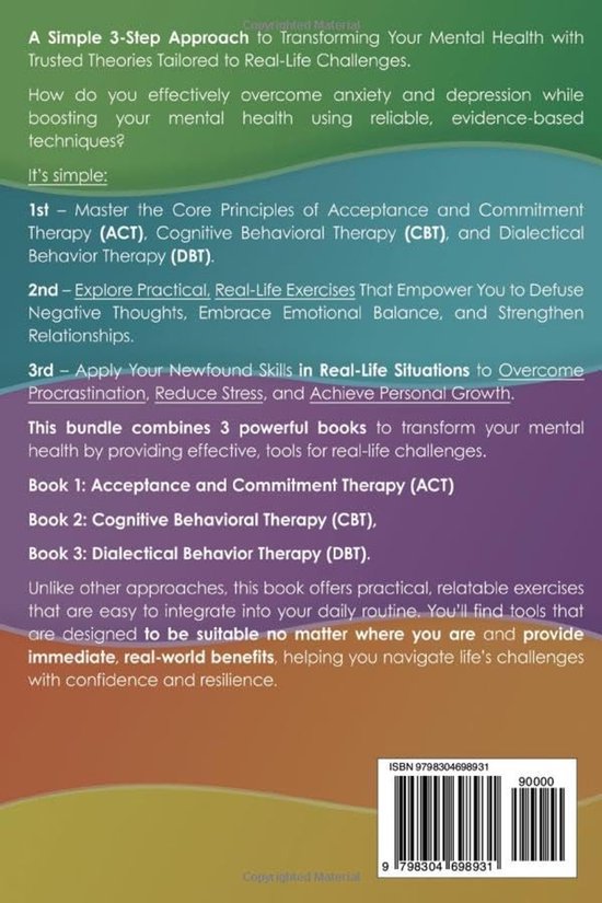 Werkboek voor Acceptatie, Cognitieve en Dialectische Gedragstherapie ...