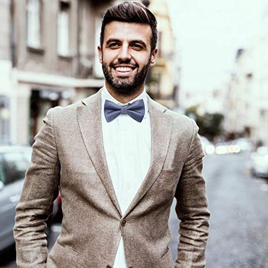 Elegante Vlinderdas voor Mannen - Effen Kleur, Voorgebonden ...