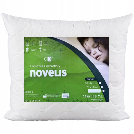 Noveliss Anti-allergische kussens 40x40cm Wit Gevuld met Amball® | bol