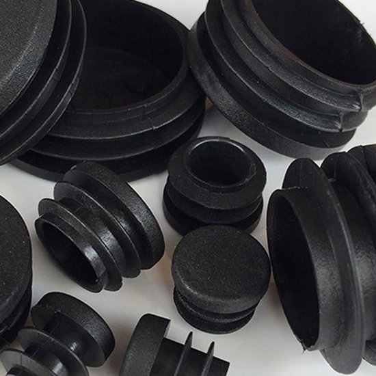 Eindkappen voor ronde buispalen - Set van 50 stuks - Slangdoppen - Meubelpootdoppen -... | bol