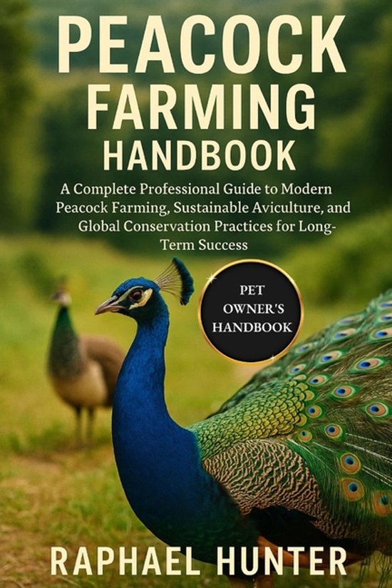 Peacock Farming Handbook, Raphael Hunter | 9798265075963 | Boeken | bol