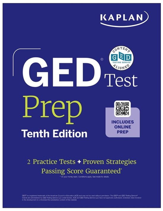 Kaplan Test Prep- GED Test Prep, Tenth Edition (2026): Includes a ...