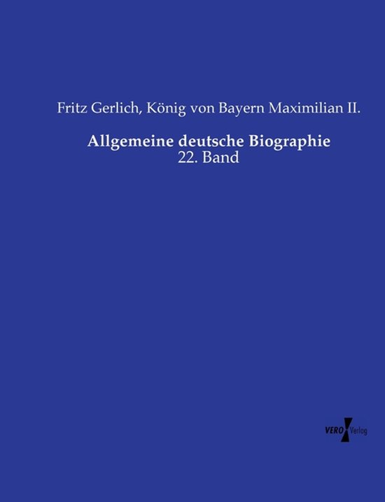 Allgemeine deutsche Biographie | 9783737223119 | Fritz Gerlich | Boeken ...