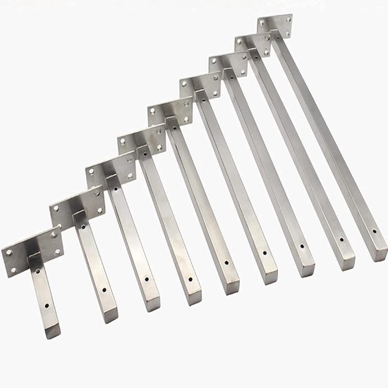 RVS beugel - XXL - 2 stuks - 40 cm lang - RVS plankbeugel - Zware ...