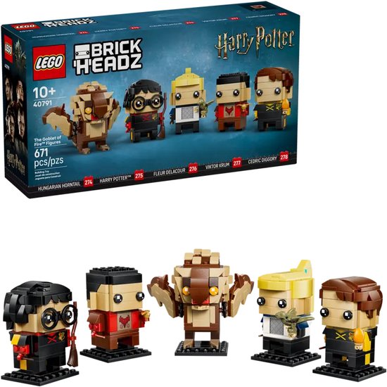 LEGO Harry Potter Brickheadz 40791 - De Vuurbeker Figuren | bol