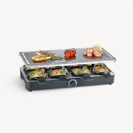 Steengrill - grillsteen - Gourmetstel - Raclette - Tafelgrill - Gourmet ...