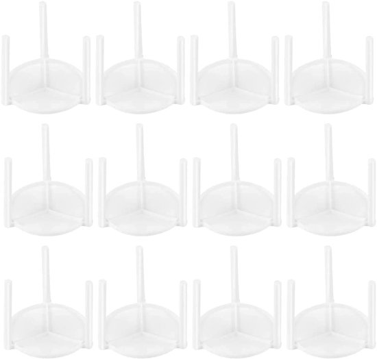 Spacers voor Pizza Cups - Plastic - Pizza Holder - Pizza Saver Lid ...