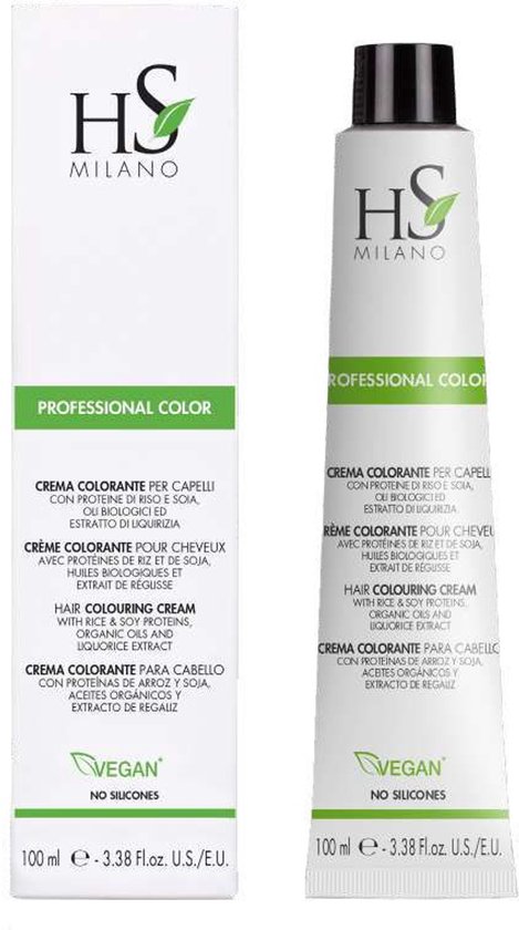 Crème colorante pour cheveux HS MILANO PROFESSIONAL COLOR | bol